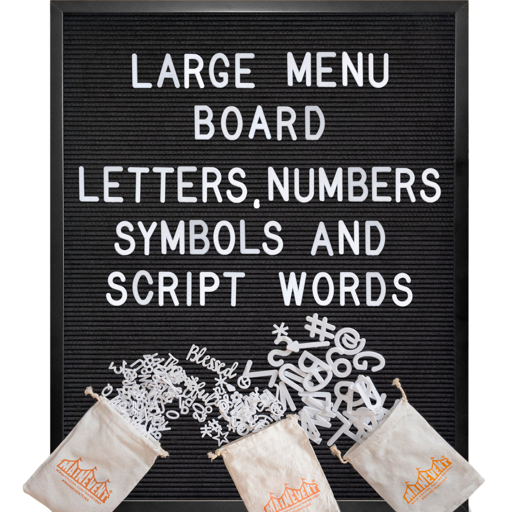 Large Felt Letter or Menu Board in 24x30 or 32x40-inch Sizes | Main ...